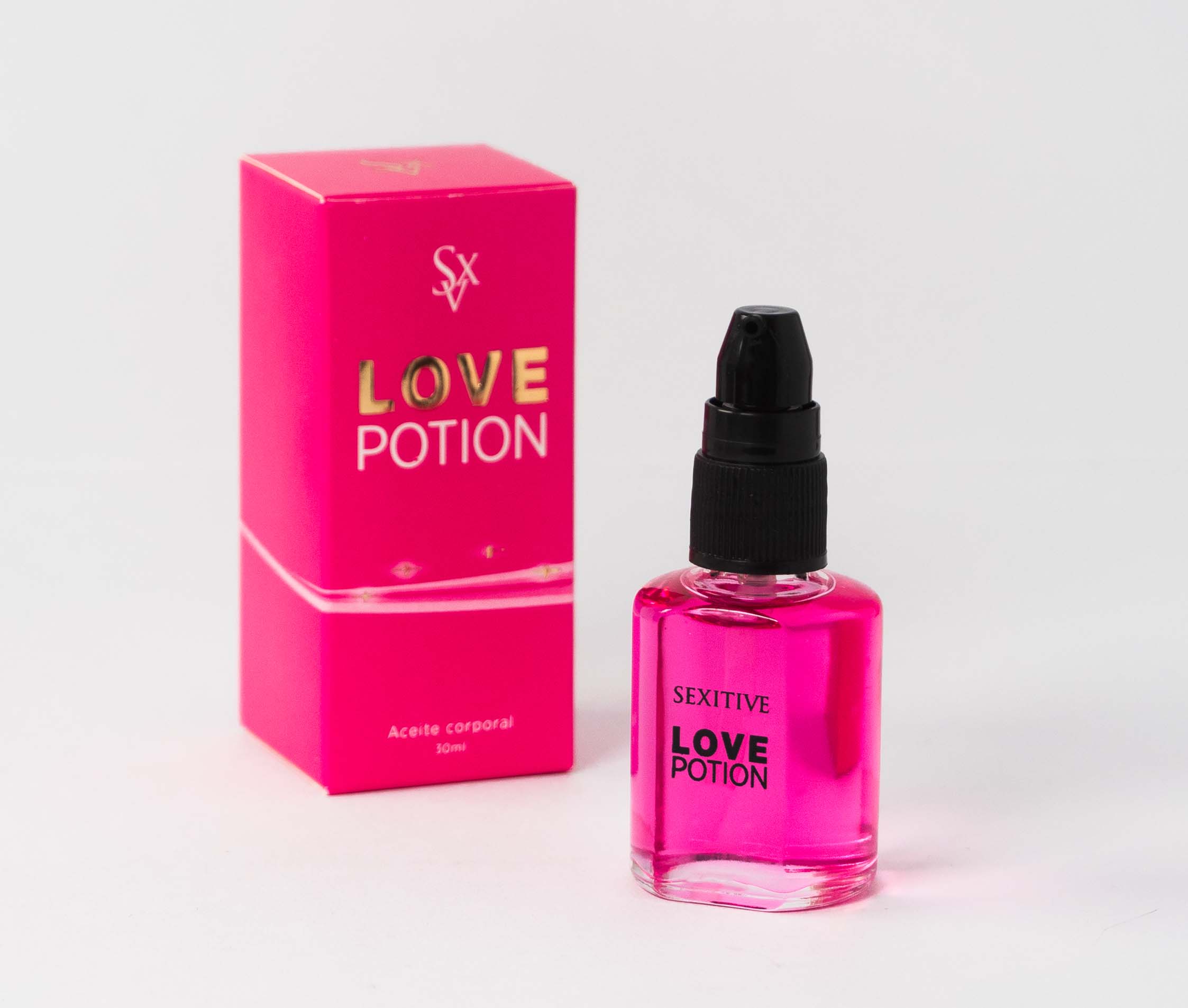 Aceite Comestible Love Potion Frutilla – 30 ml – Mayoristas y Distribuidores – Sexitive