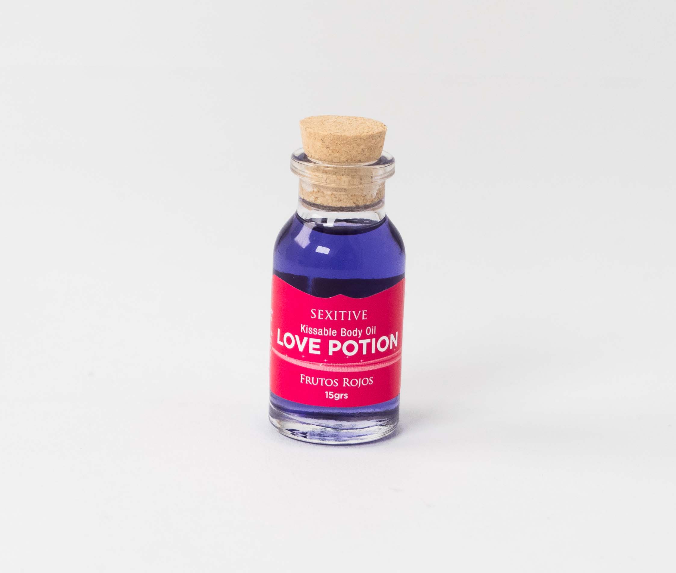 MINI Aceite Comestible Love Potion Frutos Rojos – 15grs – Mayoristas y Distribuidores – Sexitive